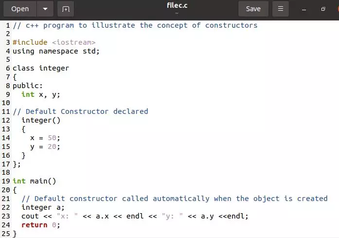 C++ sınıfı oluşturucuları 12828_1