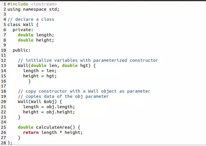 C++ sınıfı oluşturucuları 12828_6