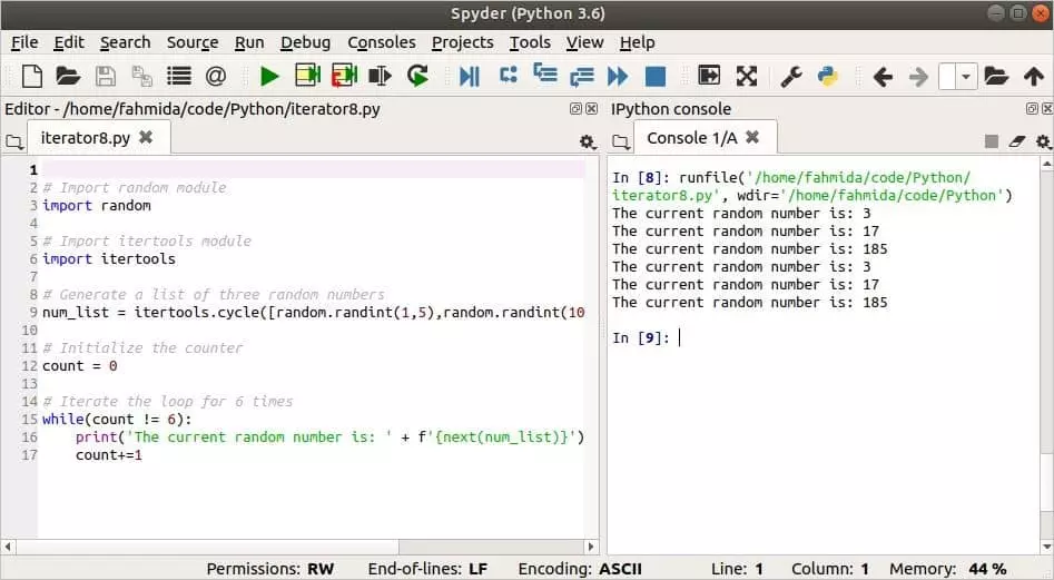 ตัววนซ้ำใน Python 12862_9