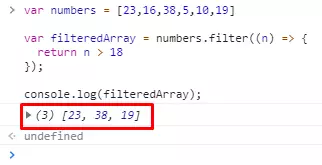 Funkce filtru pole JavaScript 12884_3