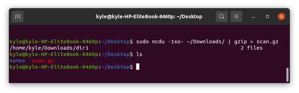Nola erabili ncdu Linux-en diskoaren erabilera aztertzeko eta jarraitzeko 128_8
