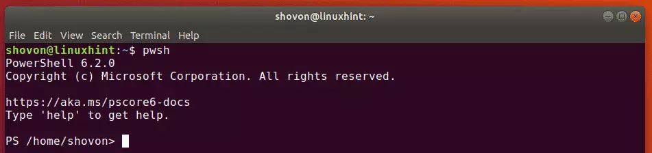 Ubuntu жүйесінде PowerShell бағдарламасын орнатыңыз және іске қосыңыз 12900_11