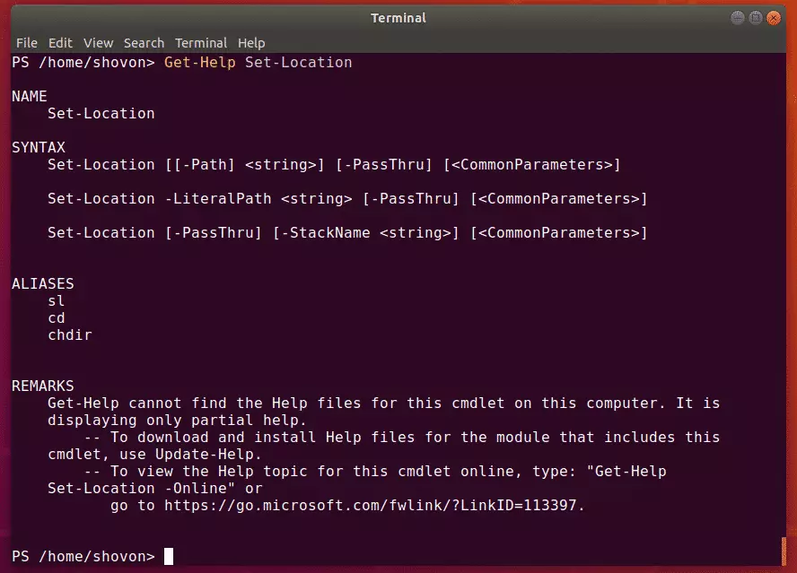 Instalar y comenzar con PowerShell en Ubuntu 12900_17