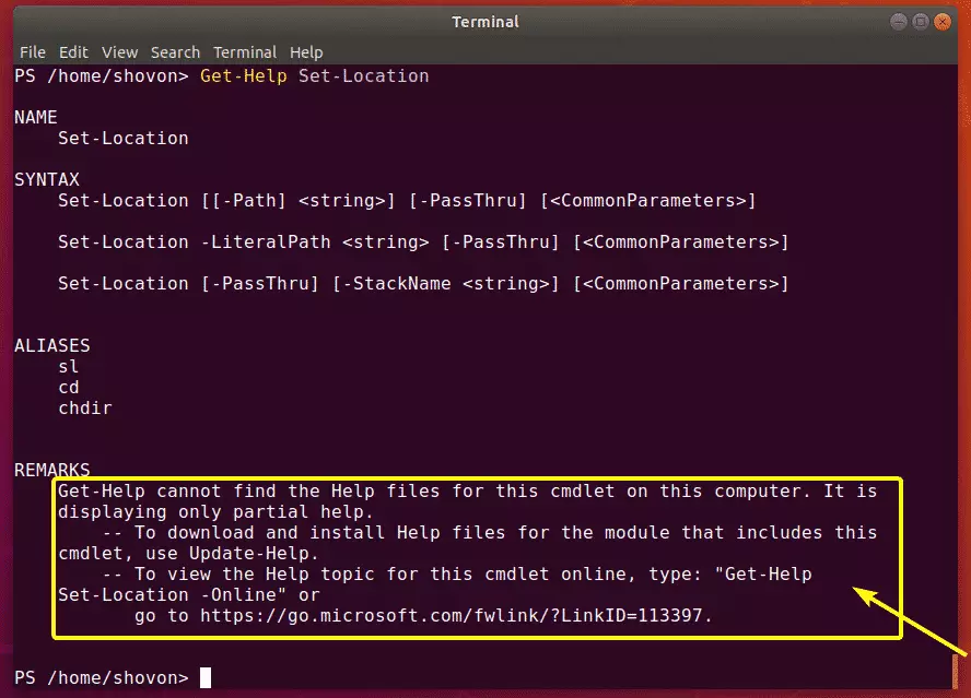 Instalar y comenzar con PowerShell en Ubuntu 12900_18