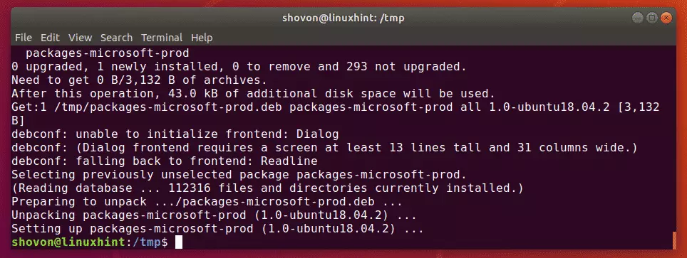 Instalar y comenzar con PowerShell en Ubuntu 12900_4