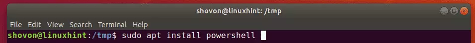 Ubuntu жүйесінде PowerShell бағдарламасын орнатыңыз және іске қосыңыз 12900_6