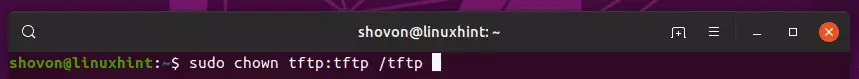 Installeer en konfigureer TFTP-bediener op Ubuntu 12904_11