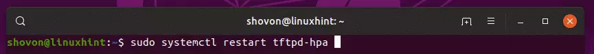 Uppsetning og uppsetning TFTP netþjóns á Ubuntu 12904_12