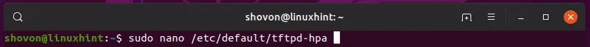 Installation et configuration du serveur TFTP sur Ubuntu 12904_7