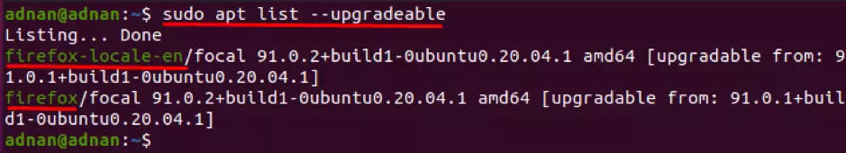 Hvordan viser jeg opgraderbare pakker i Ubuntu 12910_2