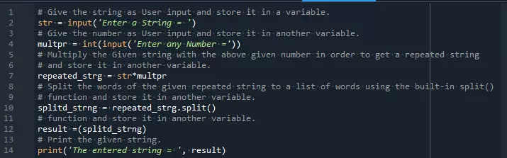 Hvordan gentager du en streng n gange i Python? 12915_7