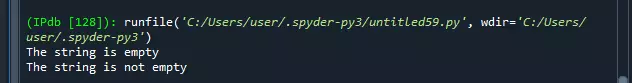 ਮੈਂ ਕਿਵੇਂ ਜਾਂਚ ਕਰਾਂਗਾ ਕਿ ਕੀ ਪਾਈਥਨ ਵਿੱਚ ਇੱਕ ਸਤਰ ਖਾਲੀ ਹੈ