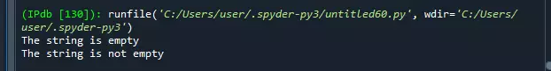 ฉันจะตรวจสอบว่าสตริงว่างใน Python ได้อย่างไร 12916_4