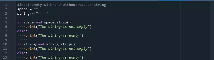 Kuidas kontrollida, kas Pythonis on string tühi? 12916_5