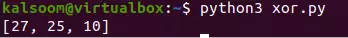Python मध्ये XOR दोन स्ट्रिंग 12919_5