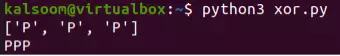 Python मध्ये XOR दोन स्ट्रिंग 12919_7