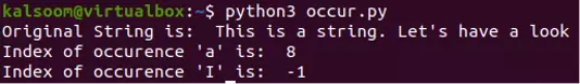 Python پیدا کردن اولین رخداد در رشته 12928_5