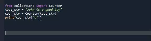 स्ट्रिंग में पायथन काउंट कैरेक्टर 12931_3