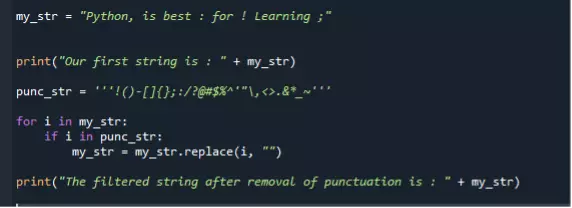Elimina la puntuació de String Python 12933_1