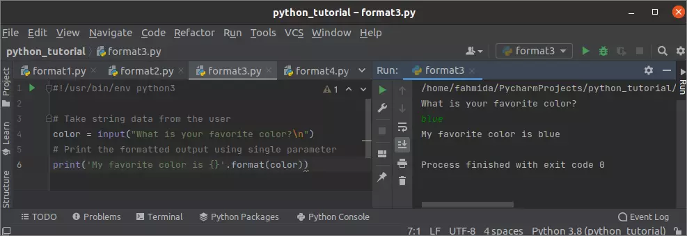 Python String Formatting 12945_3