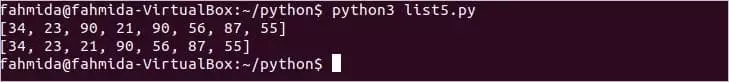 Wie man Elemente zu einer Liste in Python hinzufügt und daraus entfernt 12947_5