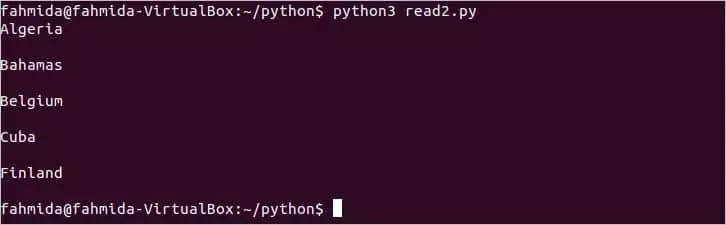 Python-da fayllarni qanday o'qish va yozish 12953_2