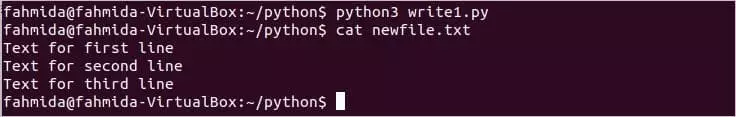 Python-da fayllarni qanday o'qish va yozish 12953_4