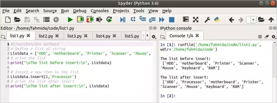 10 leghasznosabb Python-lista módszer 12956_1