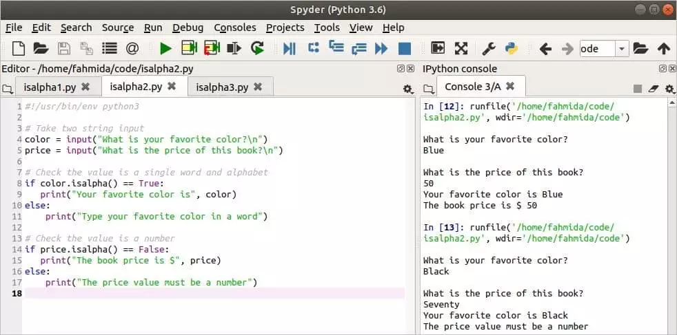 Como usar a função Python Isalpha 12965_2