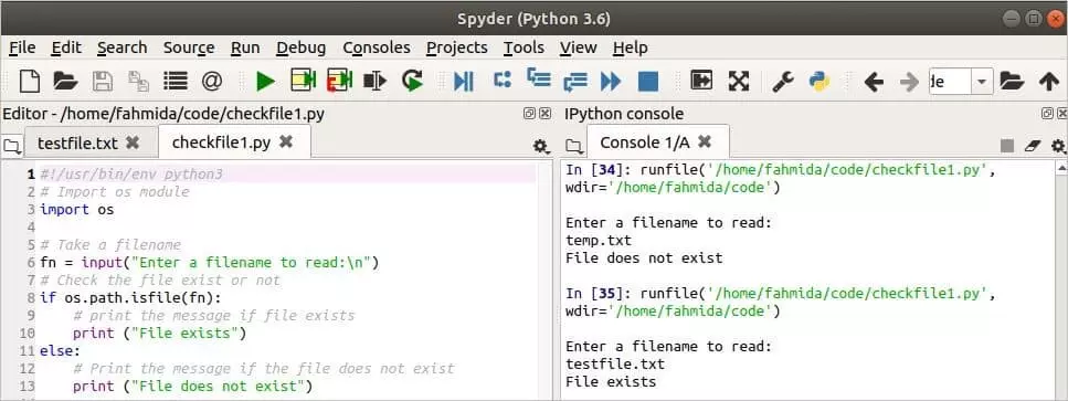 Sådan kontrollerer du, at en fil findes i Python