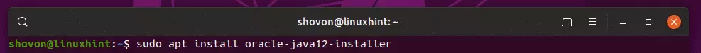 Како да инсталирате JDK 12 на Ubuntu 19.04 12998_10