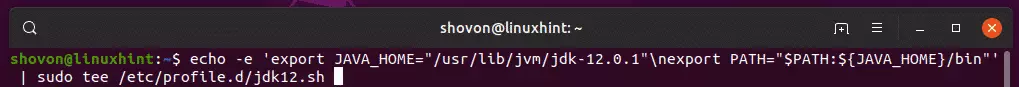 Како да инсталирате JDK 12 на Ubuntu 19.04 12998_27