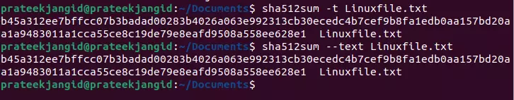 Hur man använder Sha512 i Linux
