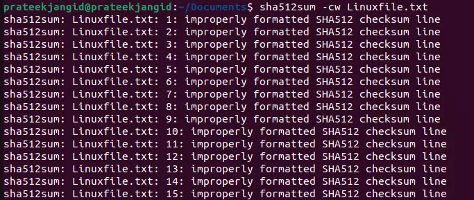 Comment utiliser Sha512 sous Linux 12_4