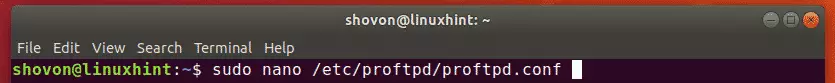 Kumaha Nyetél Server FTP sareng ProFTPd dina Ubuntu 18.04 LTS 13000_20