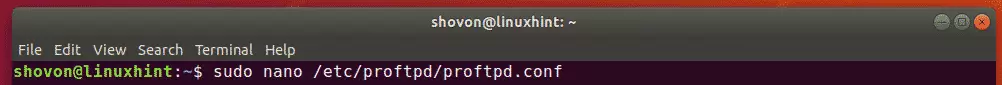 Kumaha Nyetél Server FTP sareng ProFTPd dina Ubuntu 18.04 LTS 13000_28