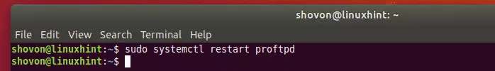 Kumaha Nyetél Server FTP sareng ProFTPd dina Ubuntu 18.04 LTS 13000_34