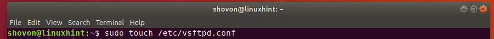 Ubuntu 18.04 LTS 'ਤੇ vsftpd ਦੇ ਨਾਲ ਇੱਕ FTP ਸਰਵਰ ਕਿਵੇਂ ਸੈੱਟਅੱਪ ਕਰਨਾ ਹੈ 13001_5