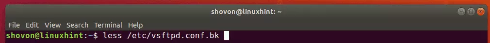 Ubuntu 18.04 LTS 'ਤੇ vsftpd ਦੇ ਨਾਲ ਇੱਕ FTP ਸਰਵਰ ਕਿਵੇਂ ਸੈੱਟਅੱਪ ਕਰਨਾ ਹੈ 13001_6