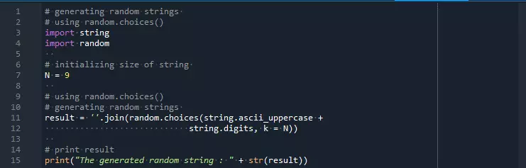 Generación de cadenas aleatorias de Python 13014_1