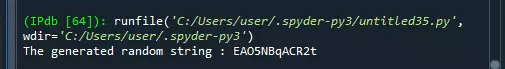 Python willekeurige string generaasje 13014_6