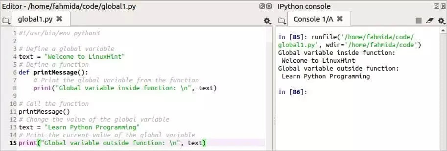 Fahami skop pembolehubah global dalam python 13037_1