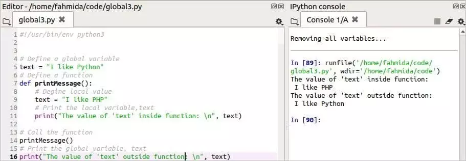 Fahami skop pembolehubah global dalam python 13037_3