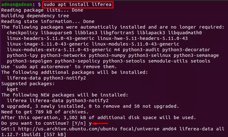 Kako instalirati Liferea na Ubuntu 13052_2