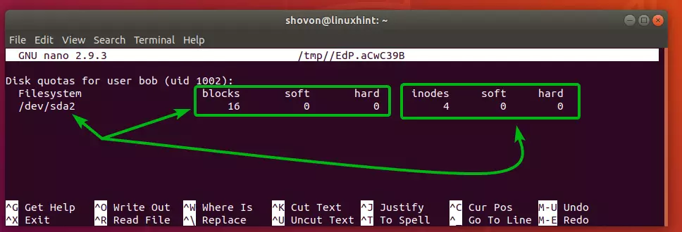 Kako koristiti Quota na Ubuntu 13057_12