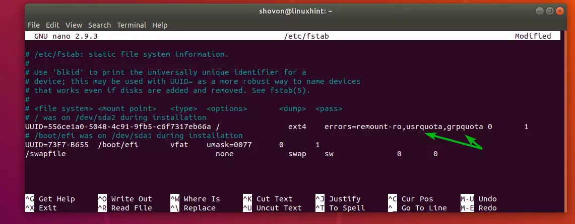 Cara menggunakan Kuota pada Ubuntu 13057_6
