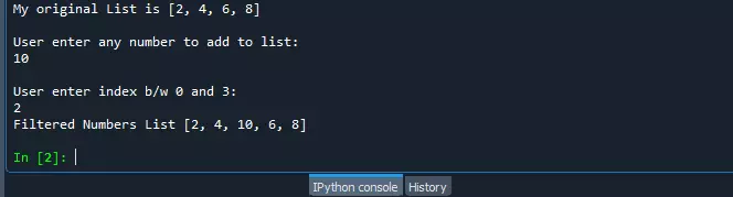 Python ሕብረቁምፊን ወደ ዝርዝር ያክሉ 13066_4