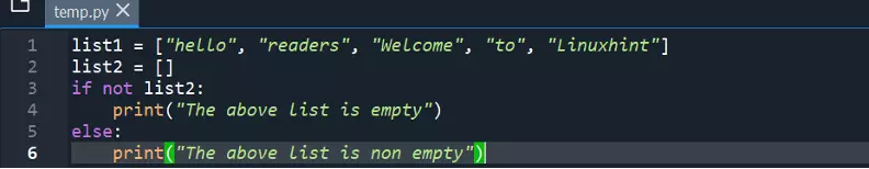 Како да проверите дали списокот е празен во Python? 13067_3