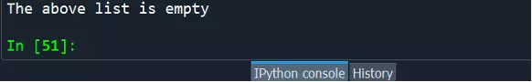 Hur kontrollerar jag om en lista är tom i Python? 13067_4