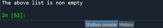 Hvordan kontrollerer man, om en liste er tom i Python? 13067_6